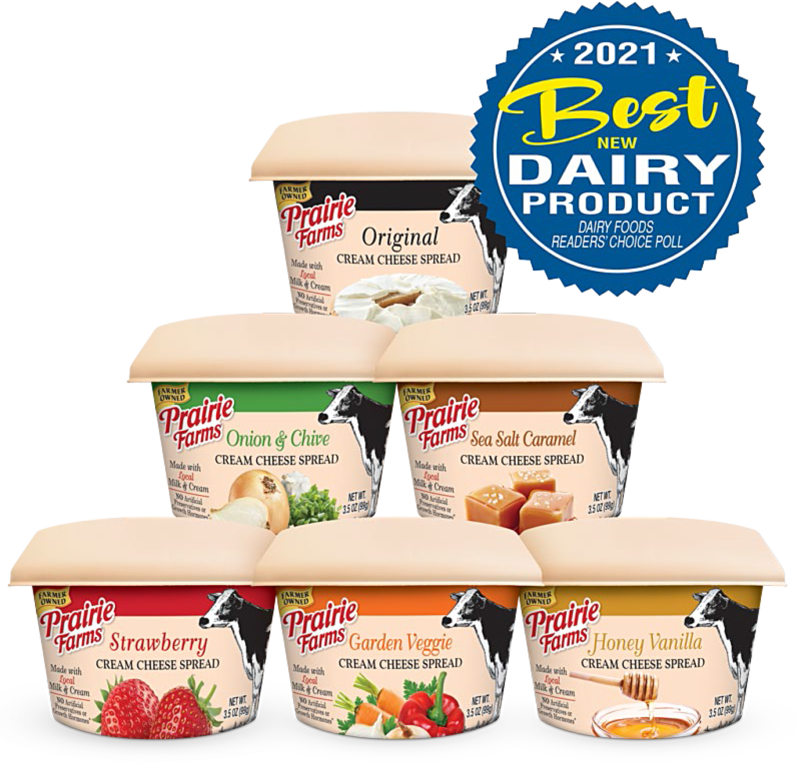 Cream Cheese Spreads Voted #1 Dairy Product for 2021 - Prairie Farms ...