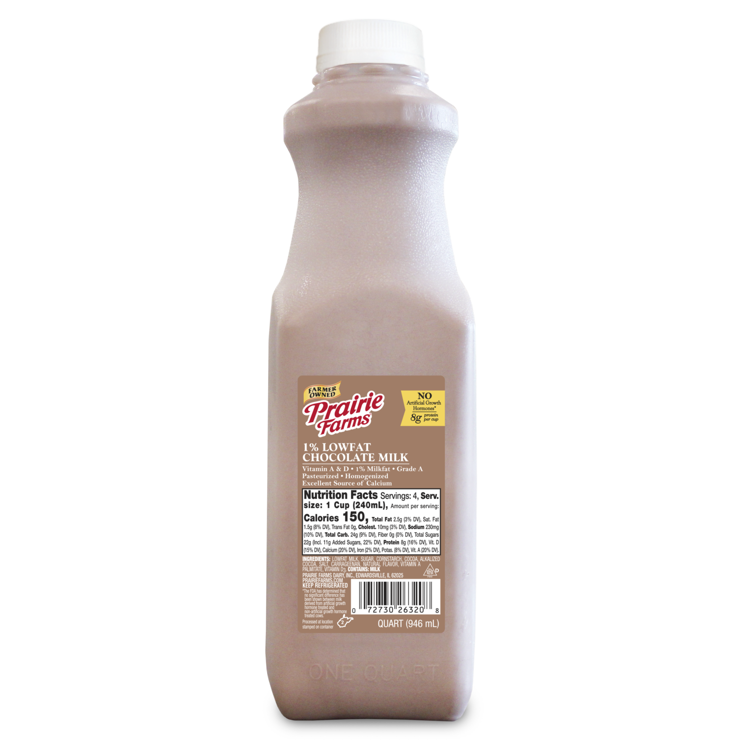 1% Lowfat Chocolate Milk - Prairie Farms Dairy, Inc.