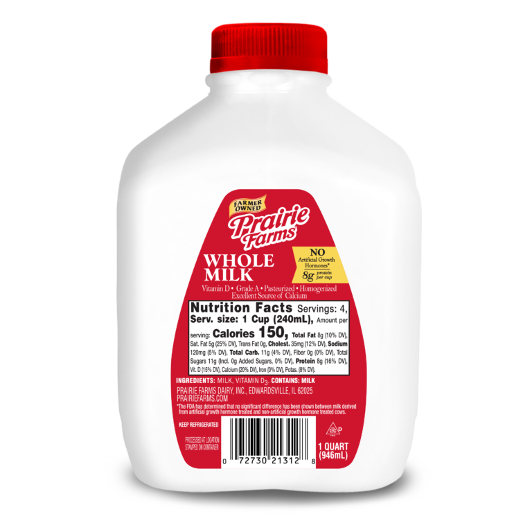 Whole, Vitamin D Milk - Prairie Farms Dairy, Inc.
