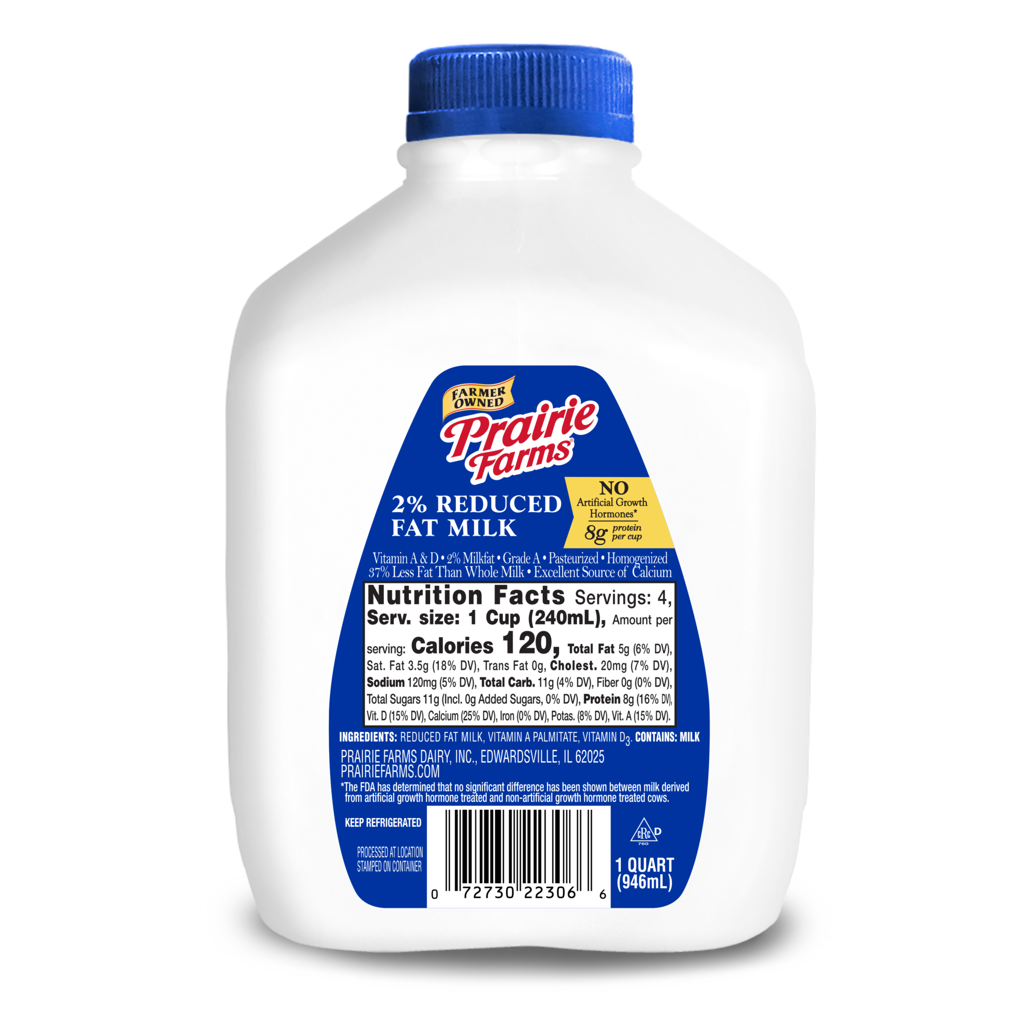 2% Reduced Fat Milk - Prairie Farms Dairy, Inc.