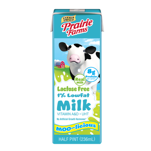 1% Lactose Free Milk, Shelf Stable - Prairie Farms Dairy, Inc.