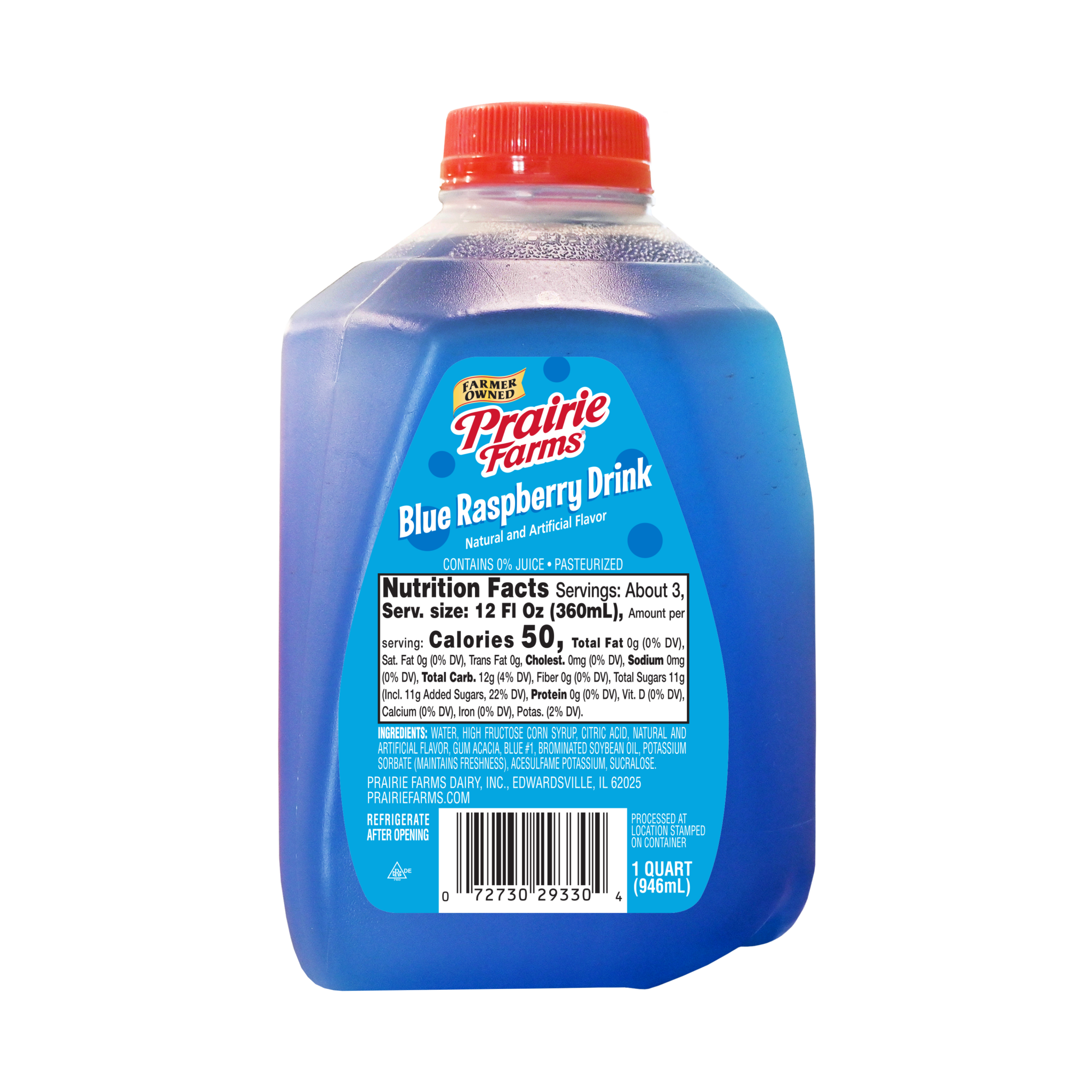 Blue Raspberry Drink - Prairie Farms Dairy, Inc.
