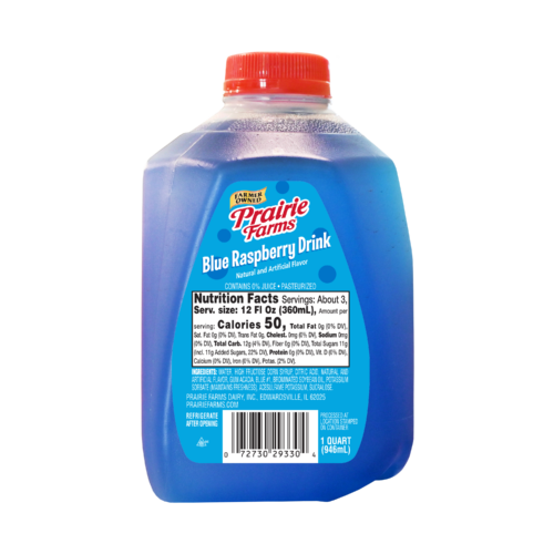 Blue Raspberry Drink - Prairie Farms Dairy, Inc.