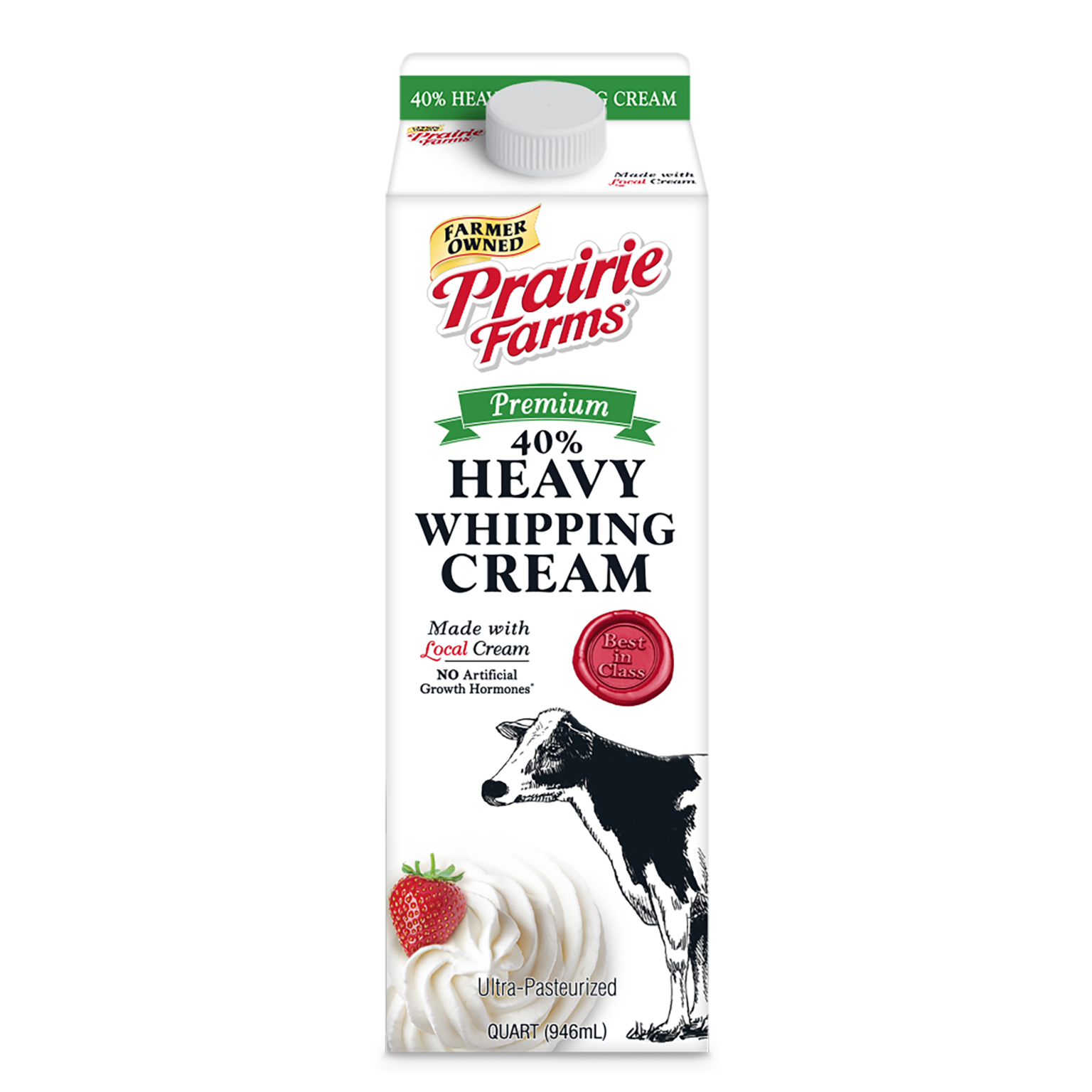 Heavy Whipping Cream, 40%, UHT - Prairie Farms Dairy, Inc.