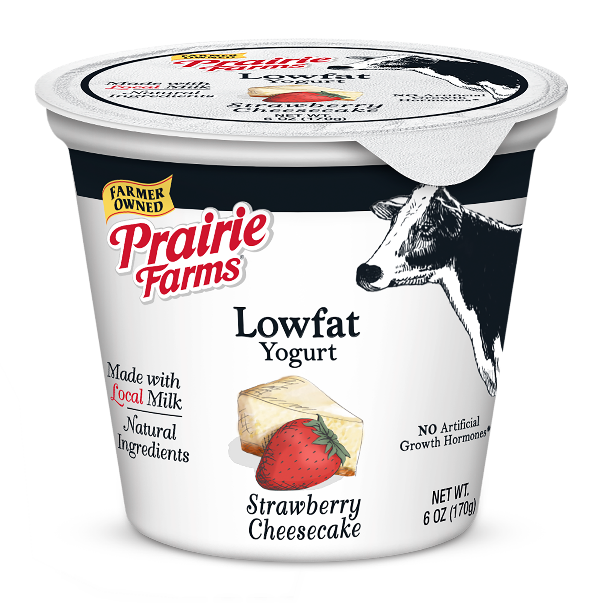 Lowfat Strawberry Cheesecake Yogurt - Prairie Farms Dairy, Inc.
