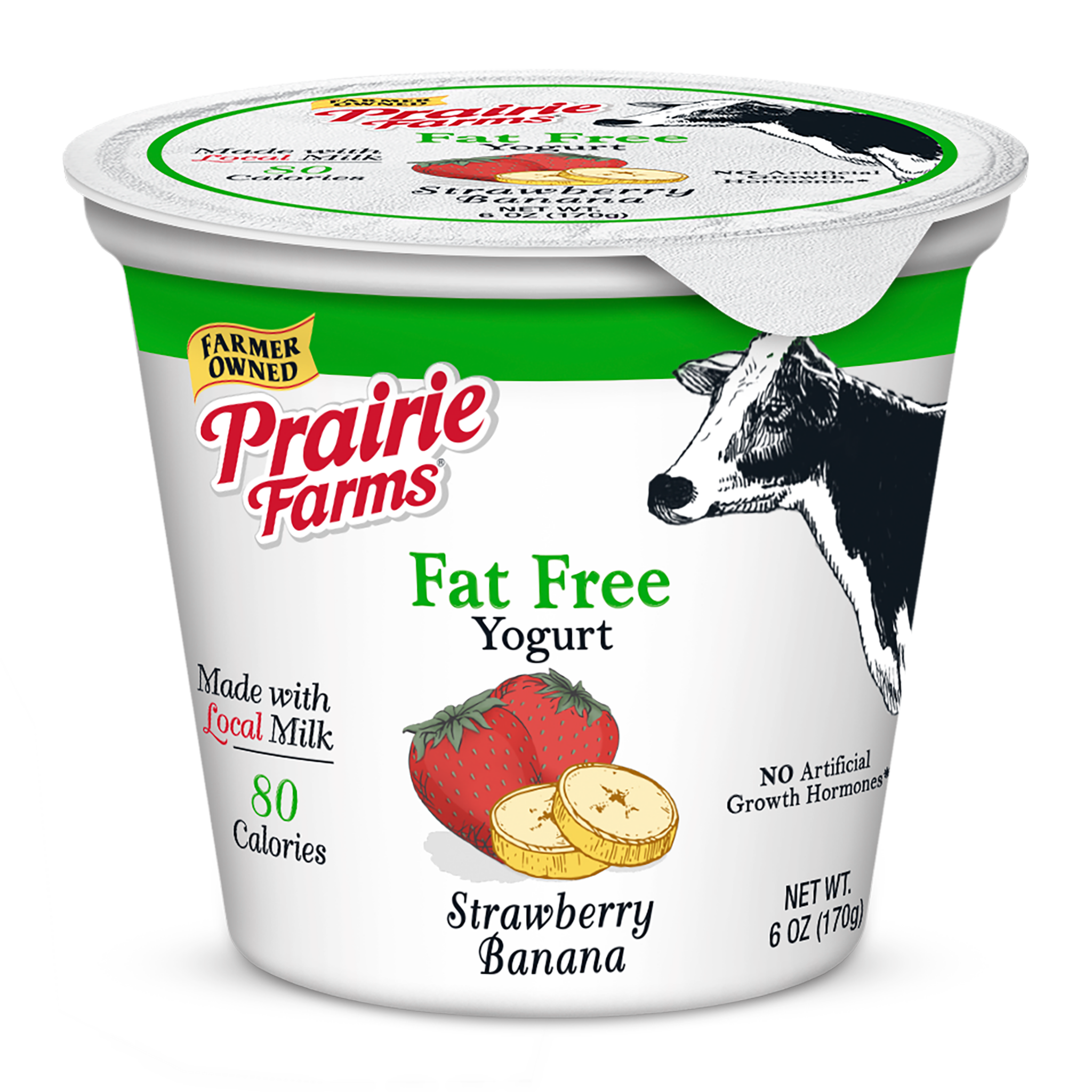 Strawberry Banana Fat Free Yogurt - Prairie Farms Dairy, Inc.