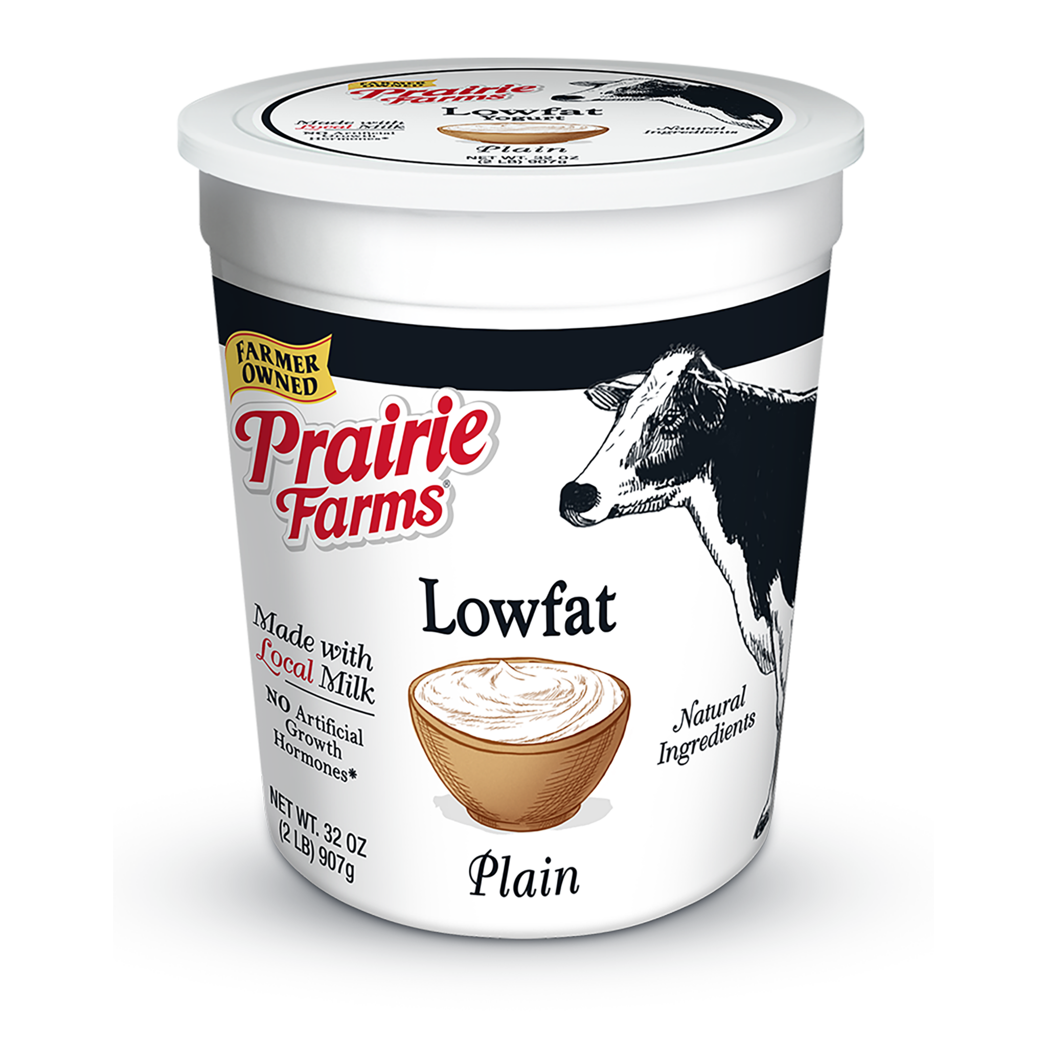 Lowfat Sweetened Plain Yogurt - Prairie Farms Dairy, Inc.