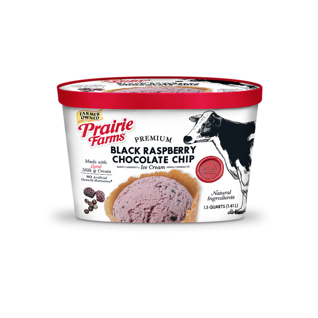 Black Raspberry Chocolate Chip Ice Cream - Prairie Farms Dairy, Inc.