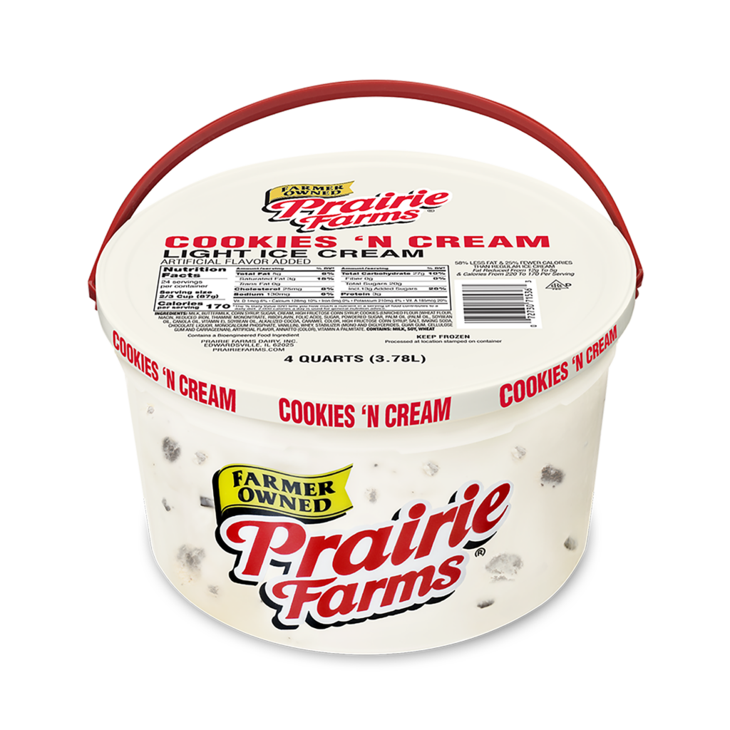 Cookies 'N Cream Light Ice Cream - Prairie Farms Dairy, Inc.