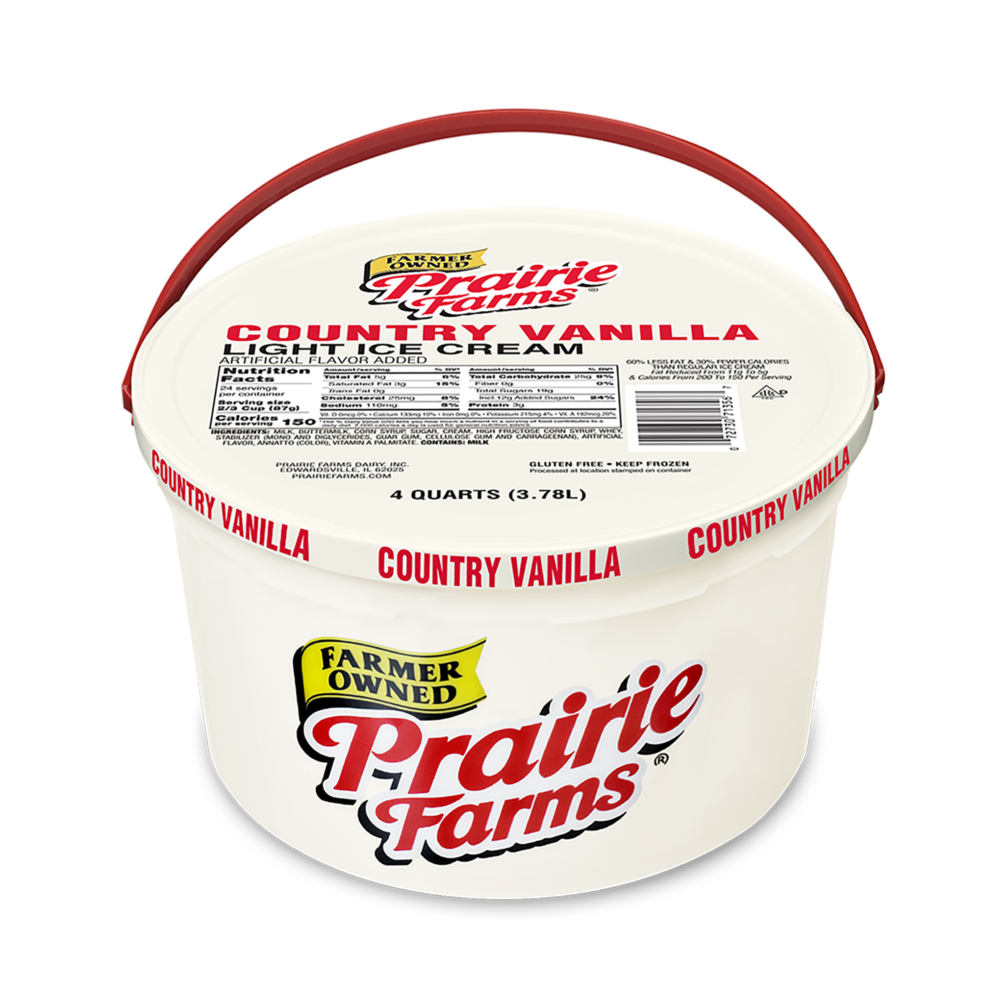 Country Vanilla Light Ice Cream - Prairie Farms Dairy, Inc.