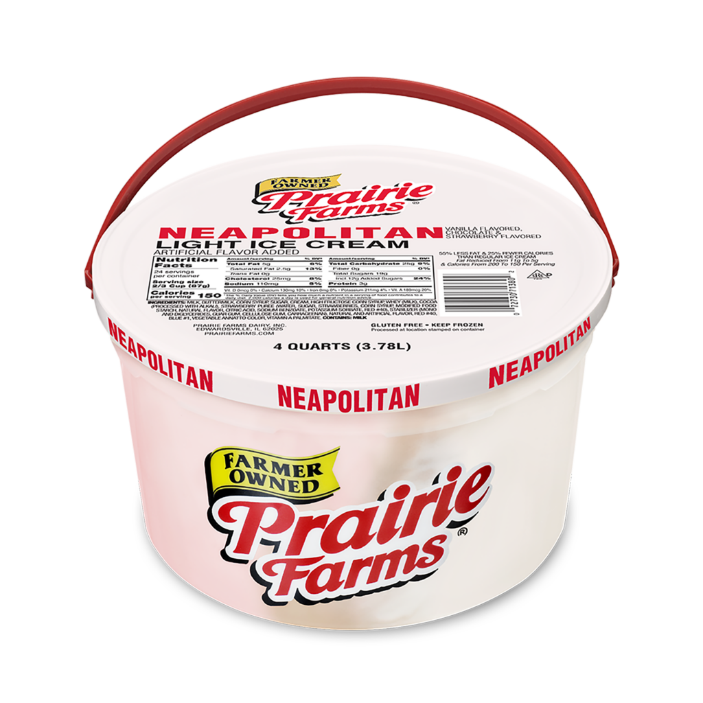 Neapolitan Light Ice Cream - Prairie Farms Dairy, Inc.