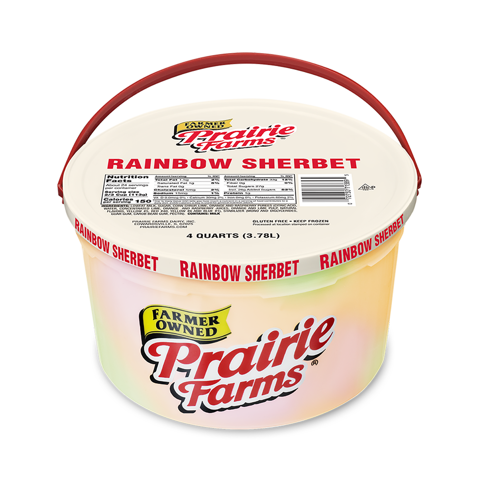 Rainbow Sherbet - Prairie Farms Dairy, Inc.