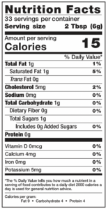 Sweetened Light Whipped Cream, Aerosol - Prairie Farms Dairy, Inc.
