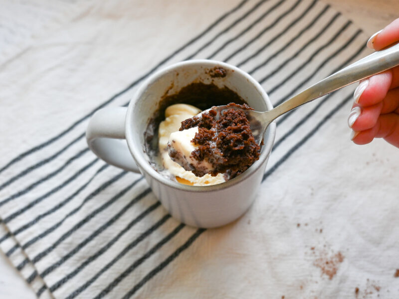 Chocolate Mug Cake - Prairie Farms Dairy, Inc.