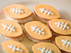 Mini Football Sandwich Bites - Prairie Farms Dairy, Inc.