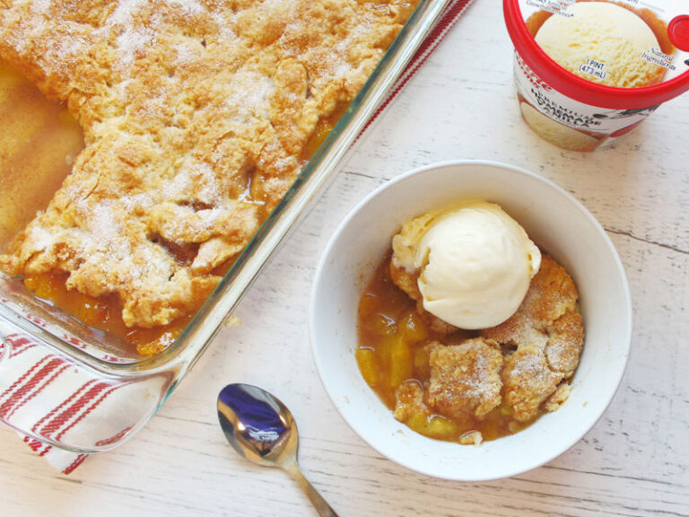 Peach Cobbler - Prairie Farms Dairy, Inc.