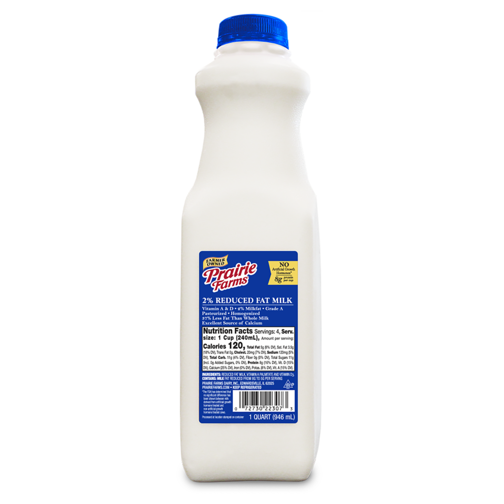 2% Reduced Fat Milk - Prairie Farms Dairy, Inc.