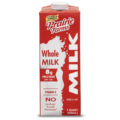 Whole Milk, Shelf Stable, Pantry Fresh - Prairie Farms Dairy, Inc.